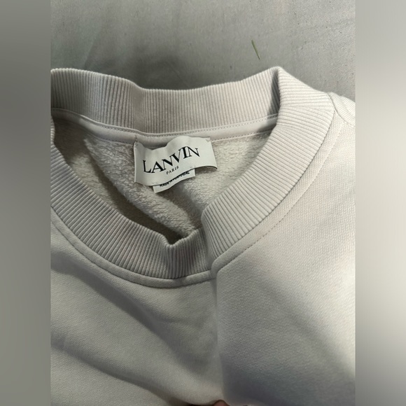 Lanvin | Sweaters | Lanvin Grey Crew Neck Sweater | Poshmark